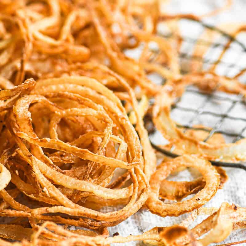 Crispy Onion Strings • The View from Great Island