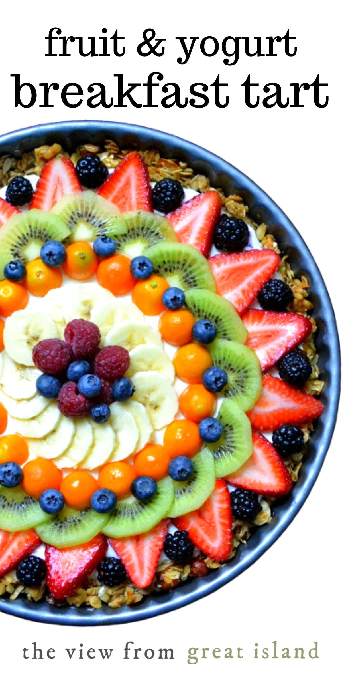 Beautiful Breakfast Tart (Gluten Free) • easy recipe!