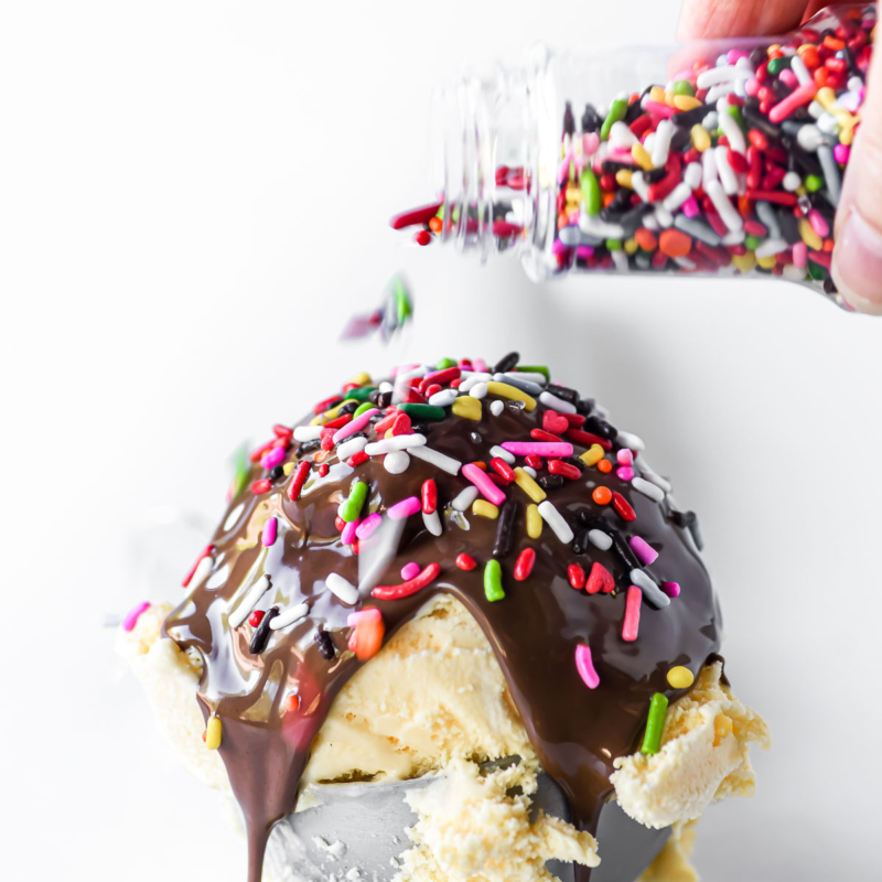 Nutella Magic Shell • 2 Ingredients!