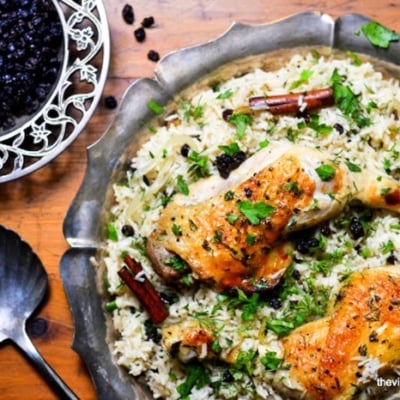 Ottolenghi's Chicken with Caramelized Onion and Cardamom Rice • The ...