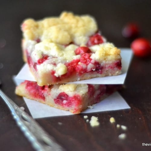 Fresh Cranberry Bars • The View from Great Island