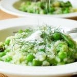 Spring Green Risotto with Peas, Asparagus, and Fennel