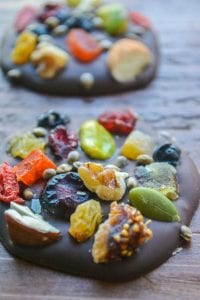 Dark Chocolate Mendiants • heart healthy dessert!