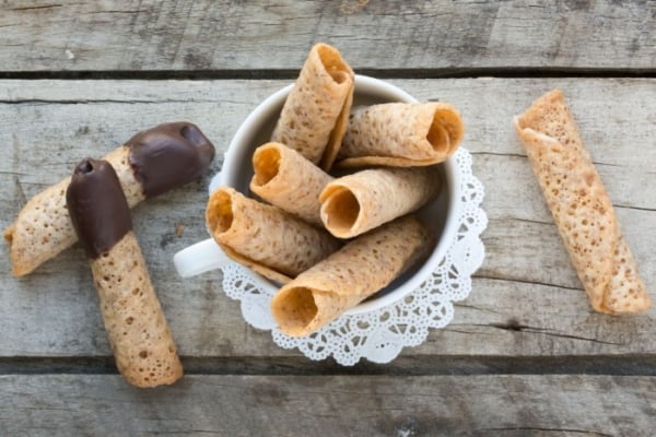 Almond Lace Wafers • The View from Great Island