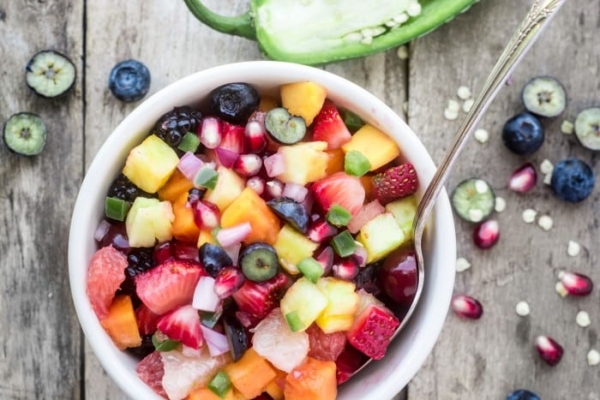 Mixed Fruit Salsa • with Meats, Fish, and Chicken!