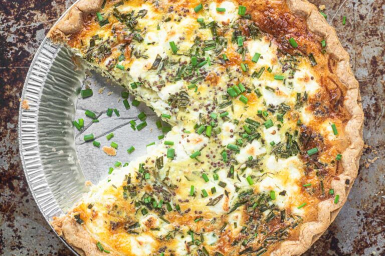 Sweet Onion and Herb Quiche • The View from Great Island