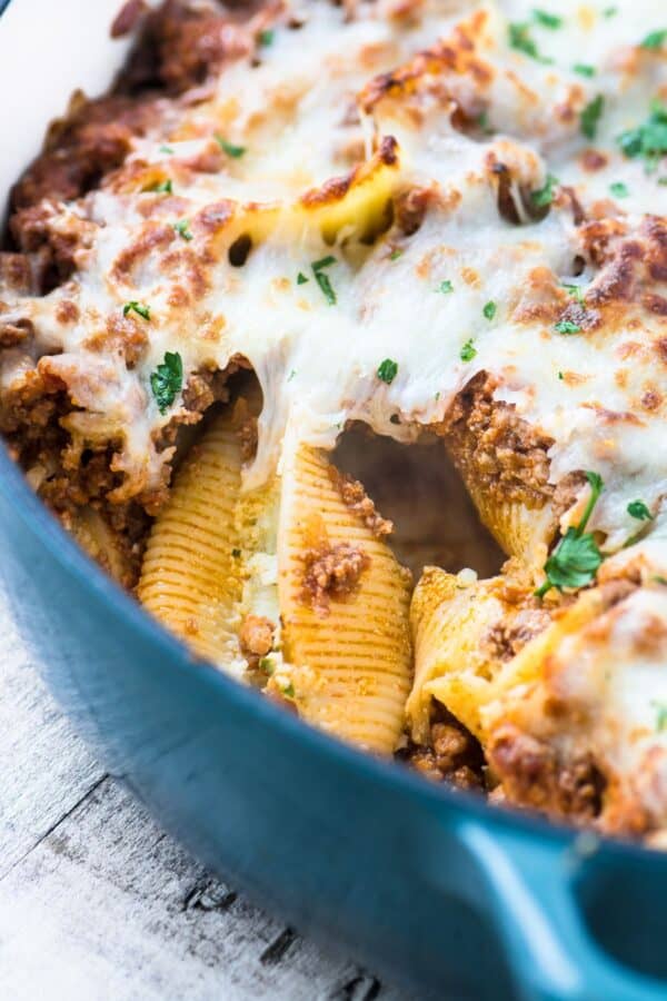 Stuffed Shells Bolognese • The View from Great Island