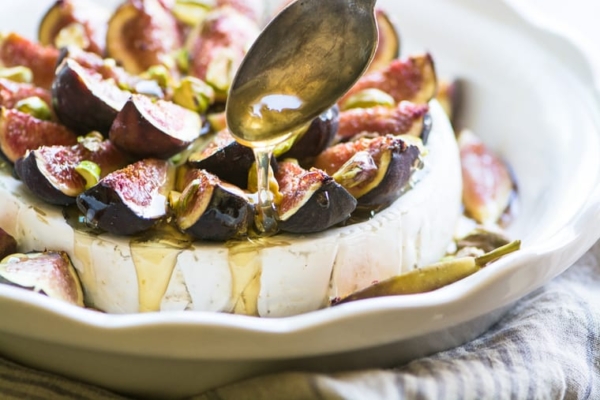Easy Baked Brie with Figs and Honey • The View from Great Island