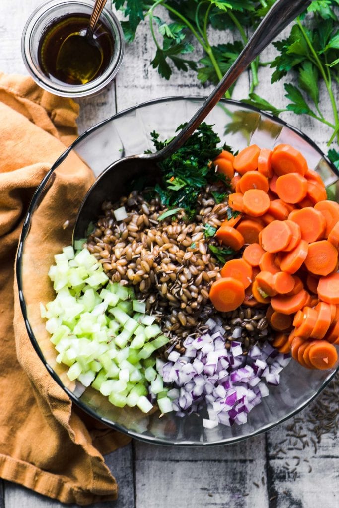 Rye and Carrot Salad • The View from Great Island