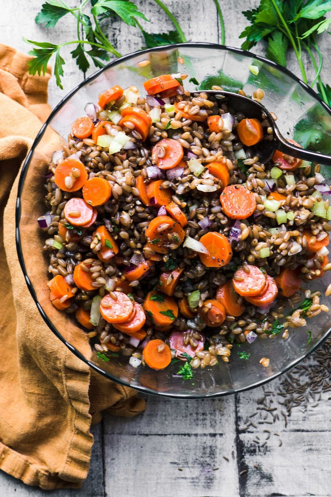 Rye and Carrot Salad • The View from Great Island