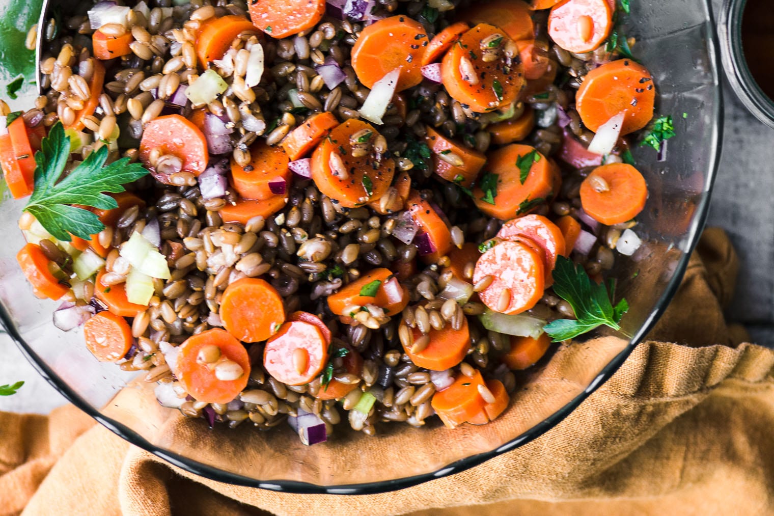 Rye and Carrot Salad • The View from Great Island