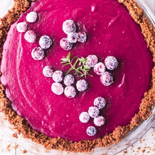 Cranberry Mousse Pie • The View from Great Island