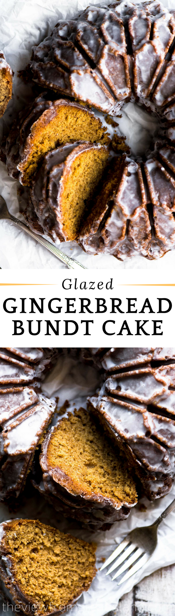 Glazed Gingerbread Bundt Cake • The View from Great Island
