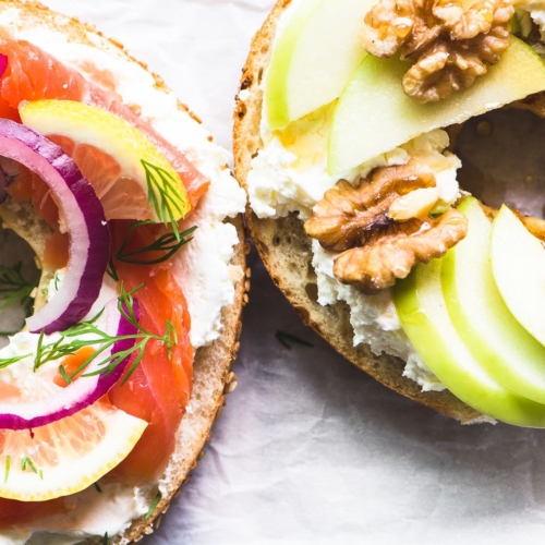 Irresistible Bagel Toast (your new favorite snack!) • The View from ...