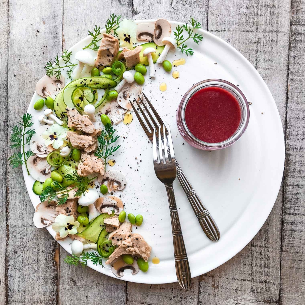 Pretty Plated Tuna Salad • The View from Great Island