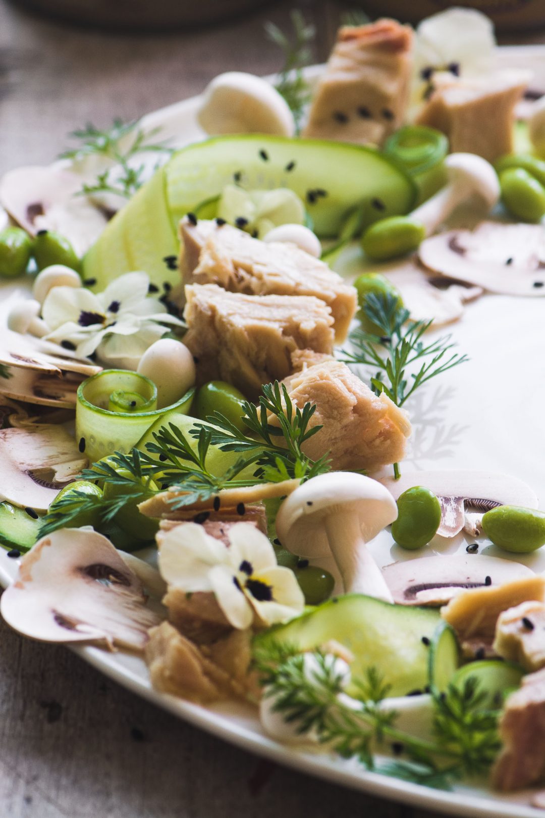 Pretty Plated Tuna Salad • The View from Great Island