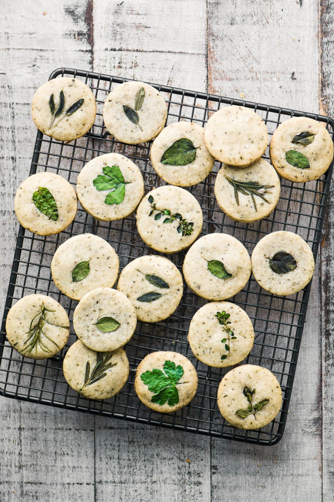 Savory Herb Shortbread (and Party Printables!) • The View from Great Island