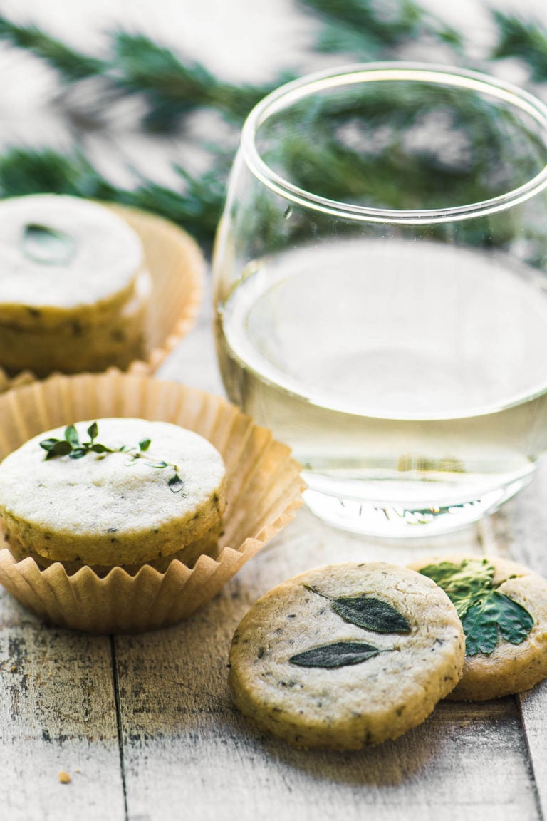 Savory Herb Shortbread (and Party Printables!) • The View from Great Island