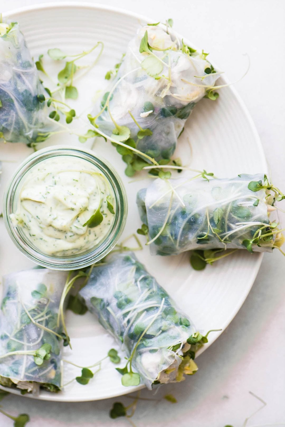 Chicken Salad Summer Rolls • The View from Great Island