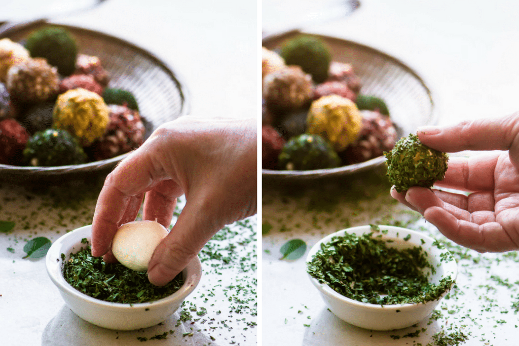 Jewel Box Labneh Balls • The View from Great Island