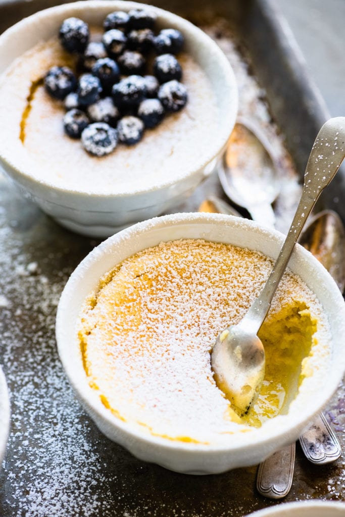 Lemon Pudding Cake (gluten free, or not!)