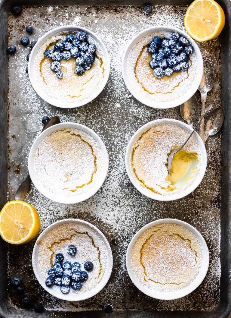 Lemon Pudding Cake (gluten free, or not!)