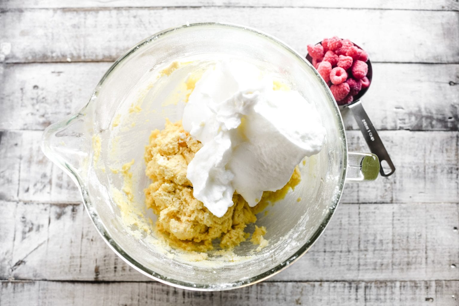 Raspberry Cake with Lemon Buttercream • the perfect cake!