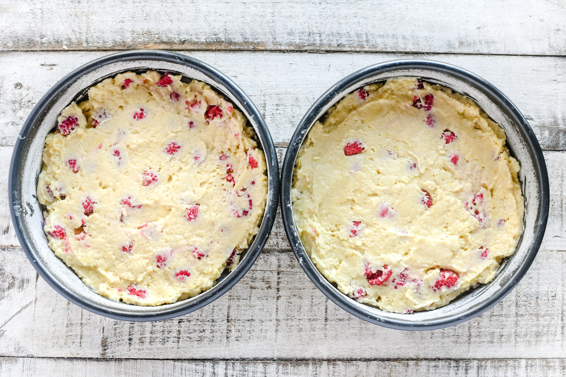 Raspberry Cake with Lemon Buttercream • the perfect cake!