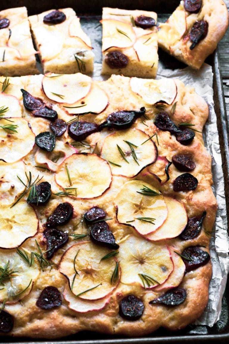 Apple, Cheddar, and Fig Focaccia • The View from Great Island