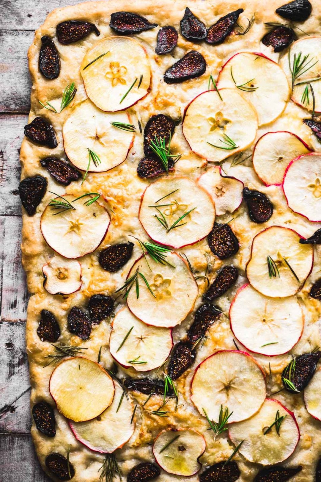 Apple, Cheddar, and Fig Focaccia • The View from Great Island