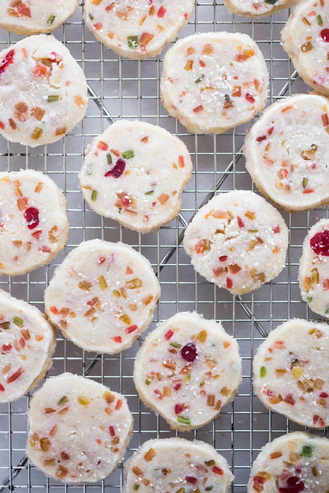Fruitcake Shortbread Cookies • The View from Great Island