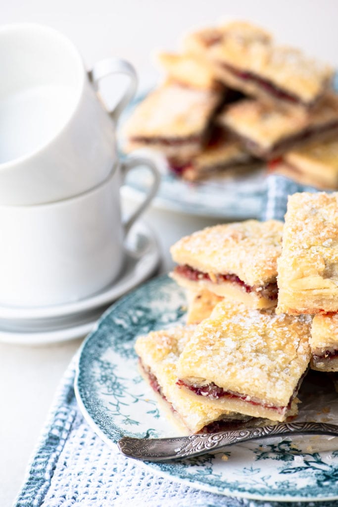 Raspberry Apricot Rugelach Bars • The View from Great Island