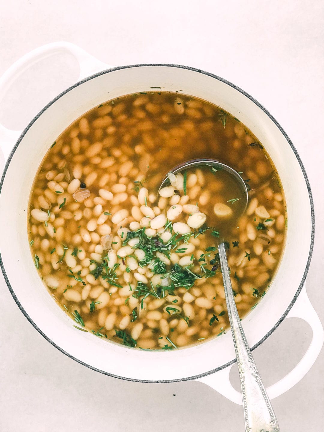 Brothy Beans with Garlic Toast • The View from Great Island