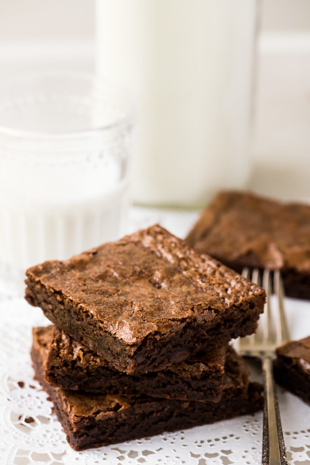 Fabulously Fudgy One Bowl Brownies! • The View from Great Island