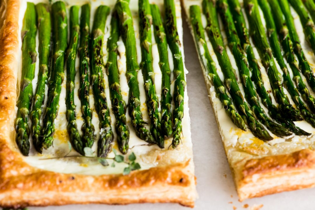 Simple Asparagus Puff Pastry Tart • The View from Great Island