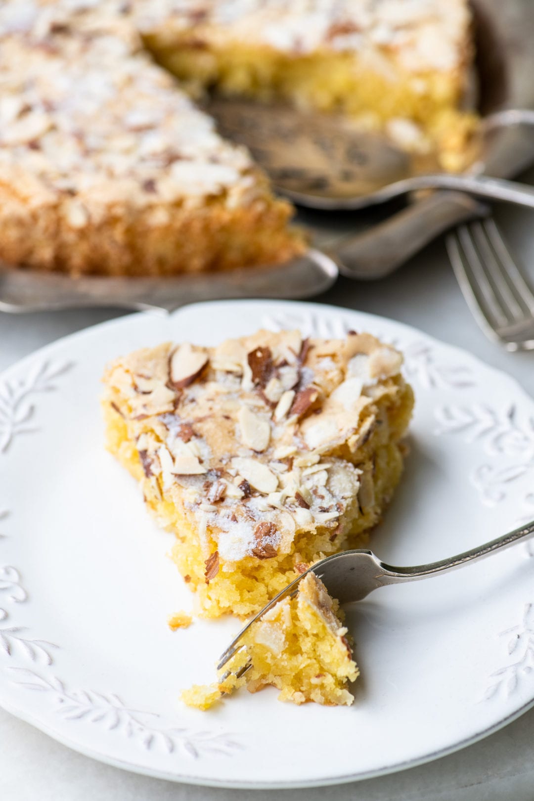 Easy Almond Macaroon Cake (gluten free!) • The View from Great Island
