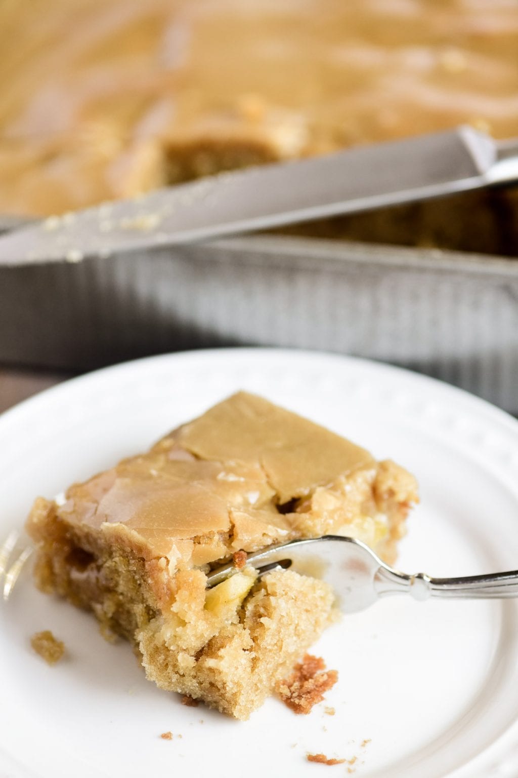 Caramel Apple Sheet Cake • The View from Great Island