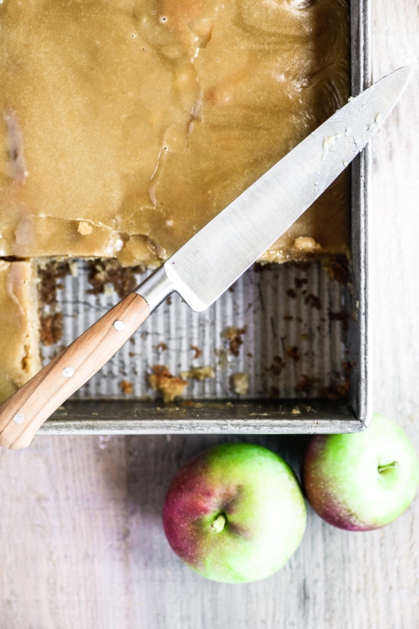 Caramel Apple Sheet Cake • The View from Great Island