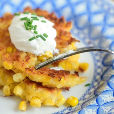 Sweet Corn Fritters are crisp, tender, and delicious!