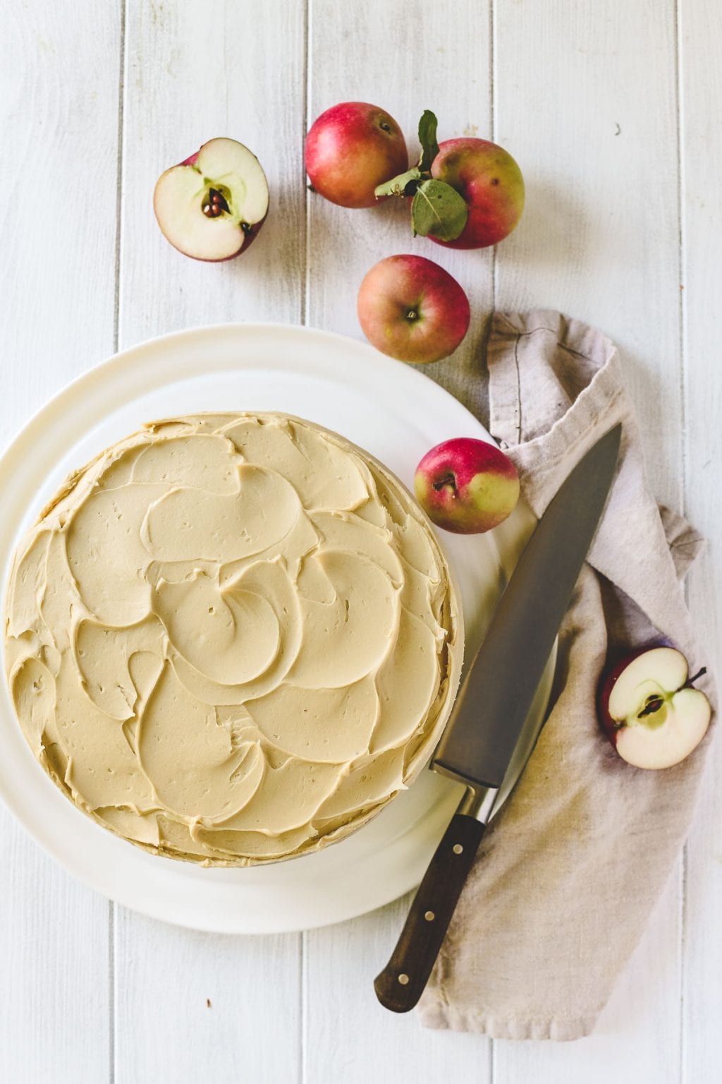 Apple Butter Cake with Brown Sugar Buttercream • The View from Great Island