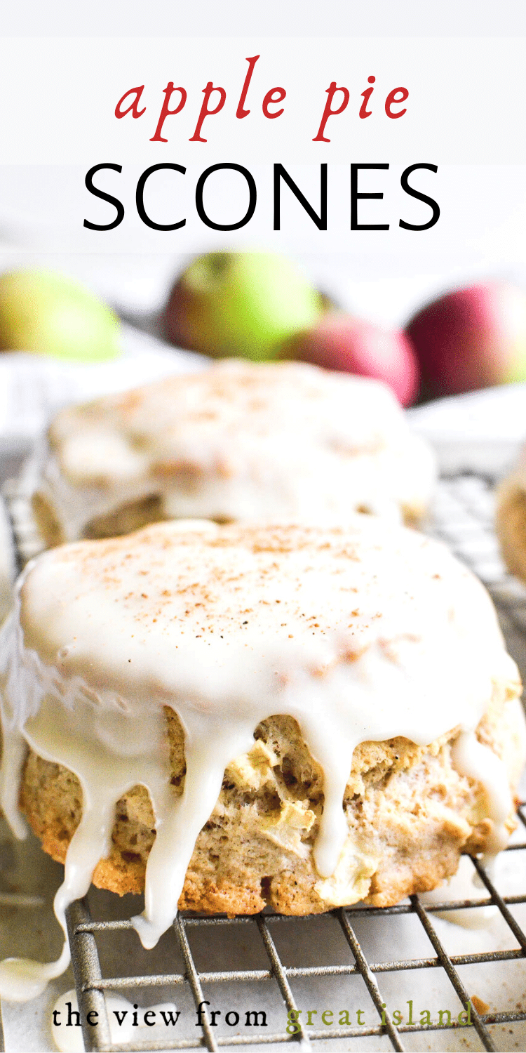 Easy Apple Pie Scones • The View from Great Island