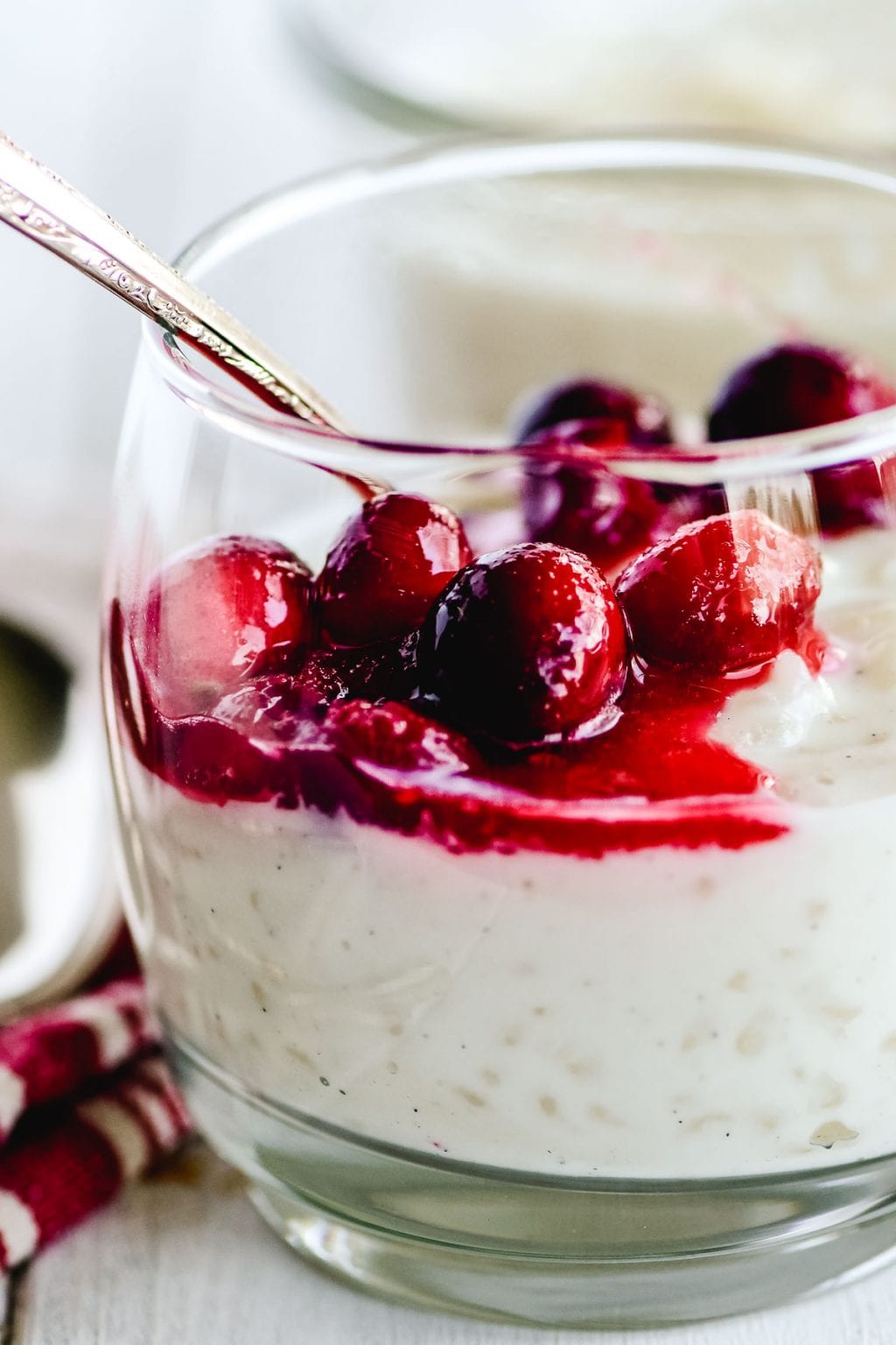 Scandinavian Rice Pudding with Cranberries • The View from Great Island