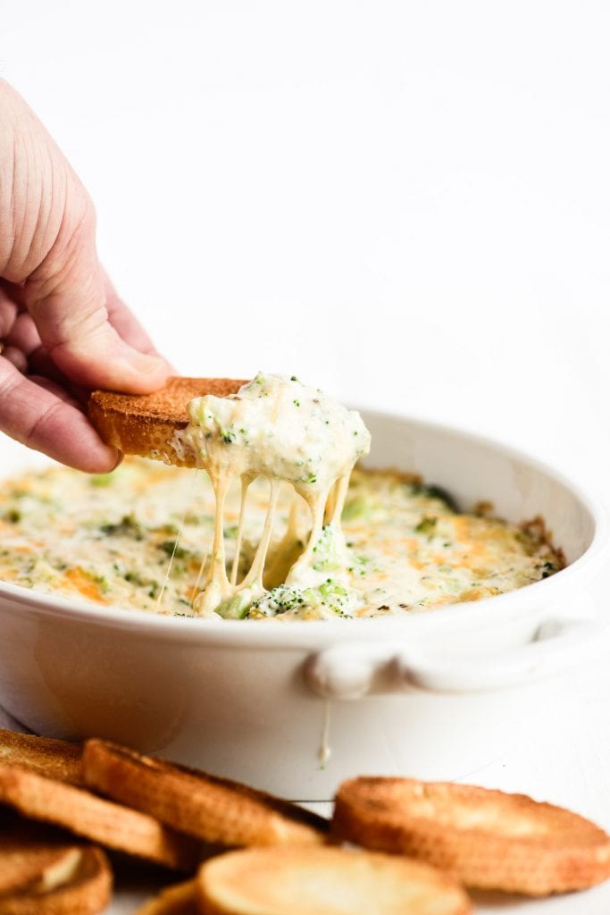 Irresistible Broccoli Cheese Dip! • The View from Great Island