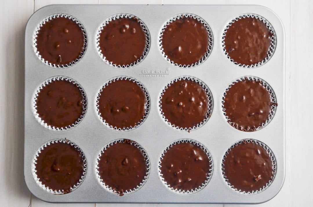 Double Chocolate Muffins • Dessert for Breakfast!