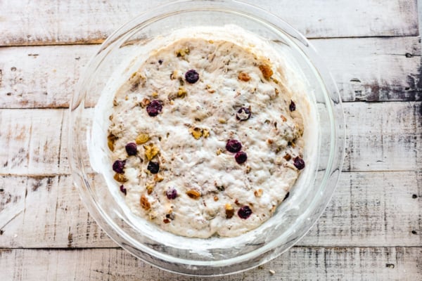 No Knead Trail Mix Bread • The View from Great Island