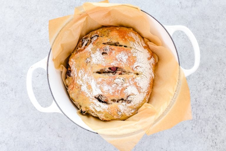 No Knead Trail Mix Bread • The View from Great Island