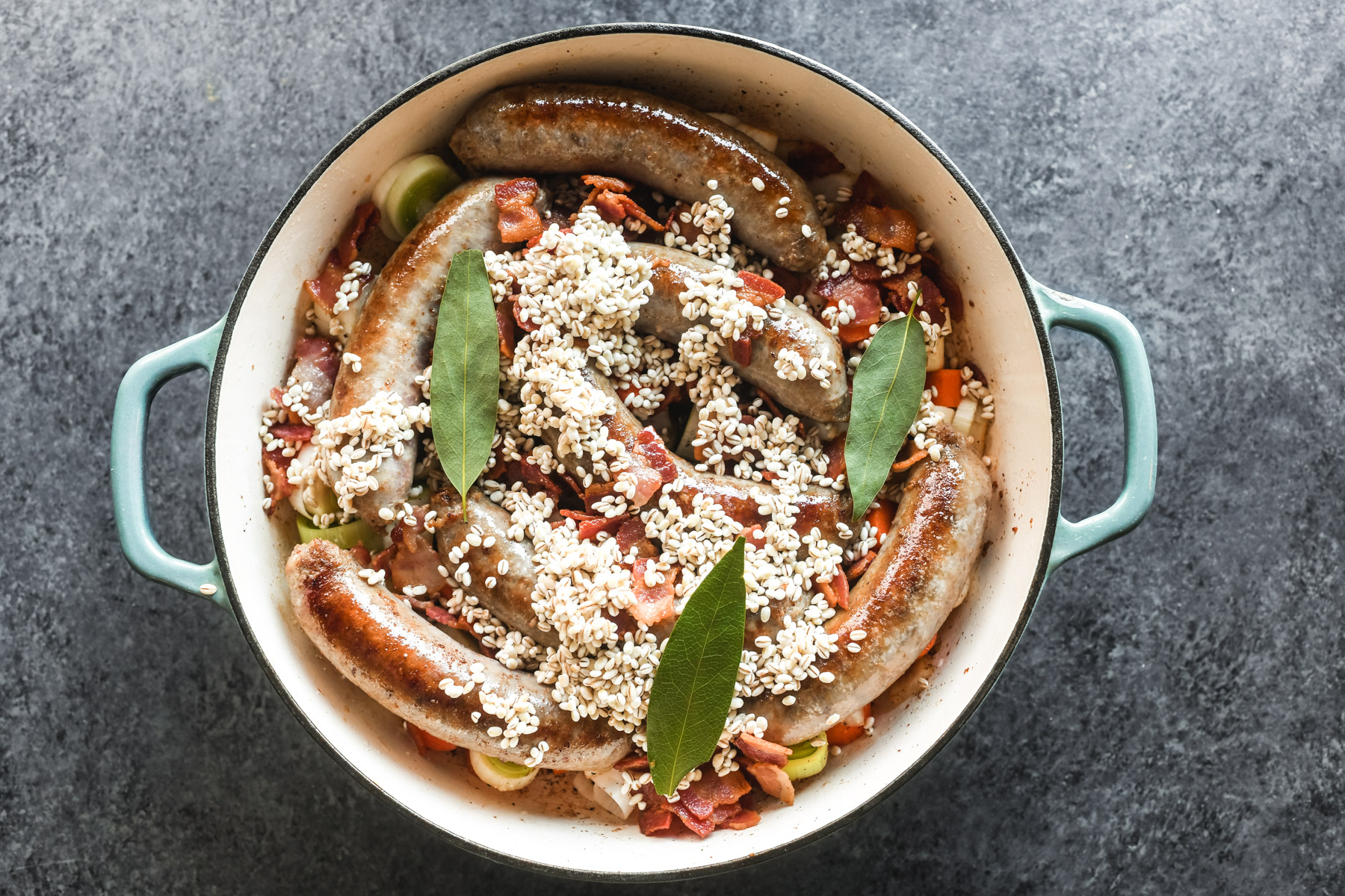 Dublin Coddle ~ a quick cooking Irish stew!