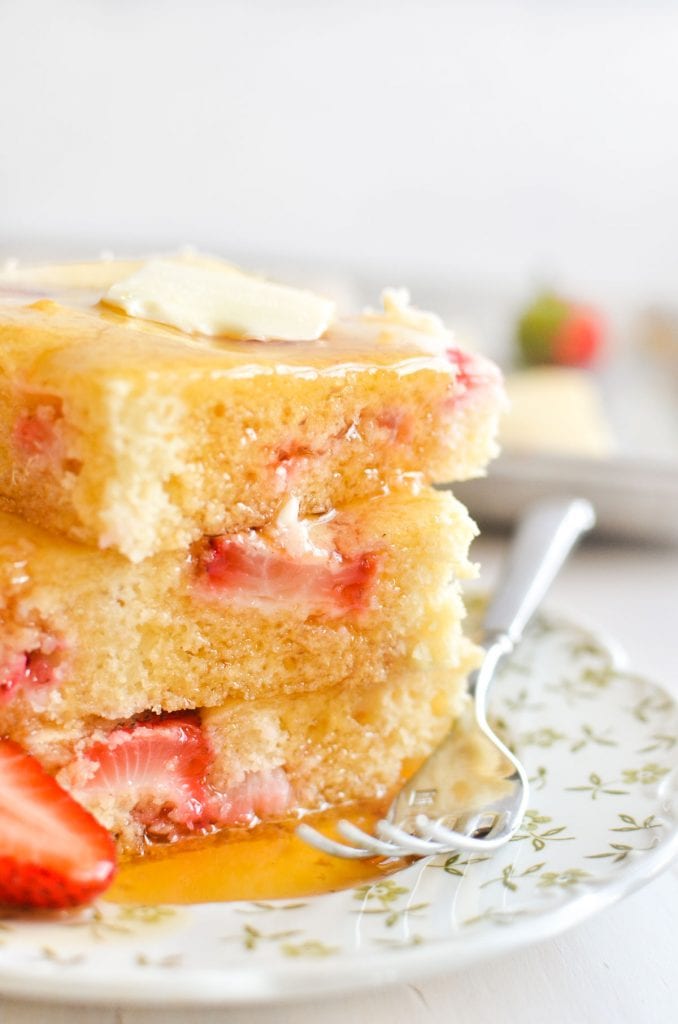 Strawberry Sheet Pan Pancakes • The View from Great Island