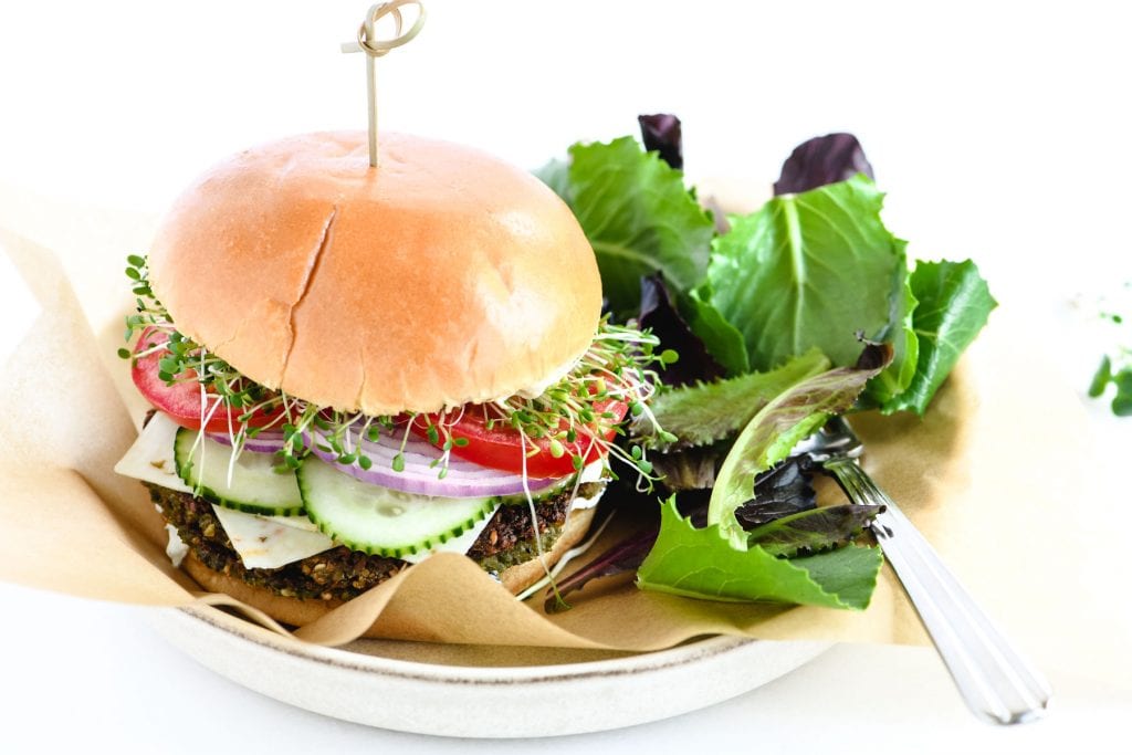 Falafel Burger Recipe (copycat McFalafel) • The View from Great Island