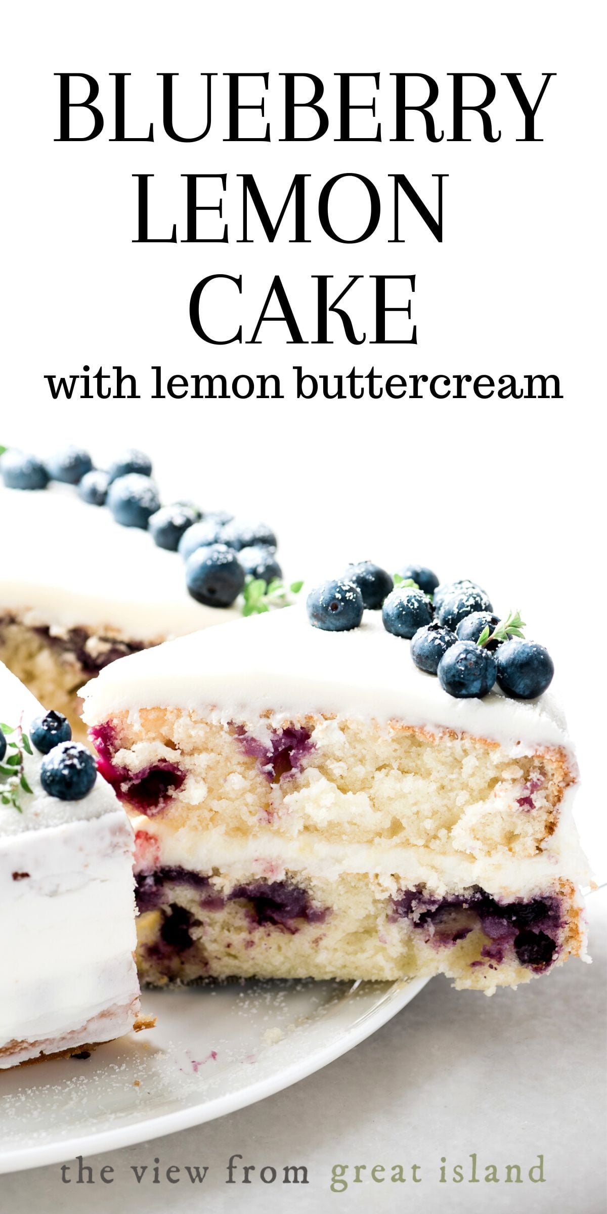 The Best Blueberry Lemon Cake (From Scratch)